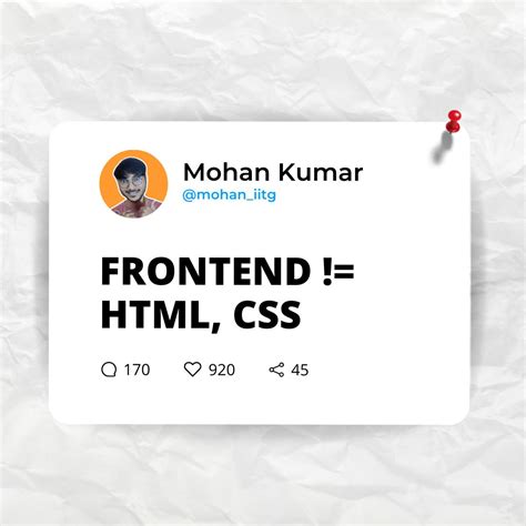 Mohan Kumar On Linkedin Frontend Softwareengineering 20 Comments