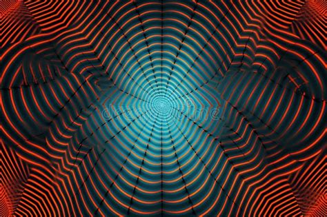 Generative Ai Abstract Geometry Pattern Background Stock Illustration