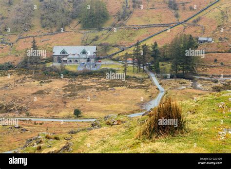 Cwm Dyli Hydro Electric Power Station With Feeder Pipeline Coming From Llyn Llydaw Snowdon