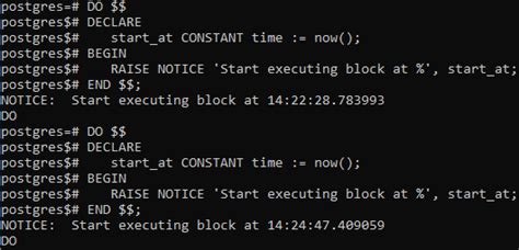 Postgresql Constants Geeksforgeeks