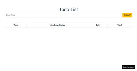 Todo List With Vuejs Forked Codesandbox