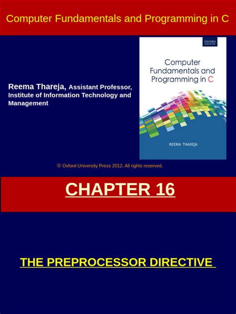 Ch 16 Preprocessor Directives Pdf Macro Computer Science Computer Engineering