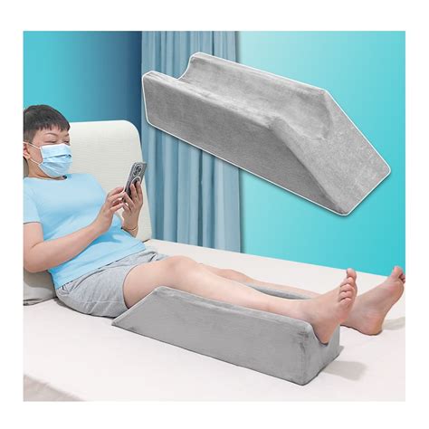 Zelen Leg Elevation Pillow Wedge Knee Leg Rest Pillows For Sleeping