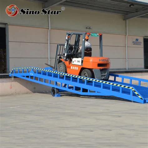 Ton Ton Ton Ton Ton Container Loading Unloading Mobile Hydraulic Dock Ramp Dock Leveler