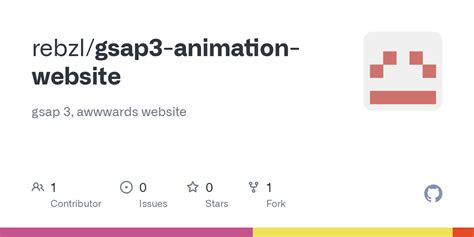 Github Rebzlgsap3 Animation Website Gsap 3 Aards Website