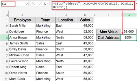 How To Find The Max Value And Corresponding Cell In Excel Excel Insider