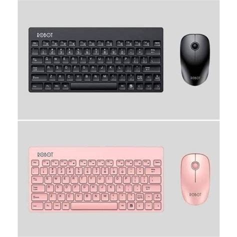 Jual KEYBOARD DAN MOUSE WIRELESS ROBOT KM Shopee Indonesia