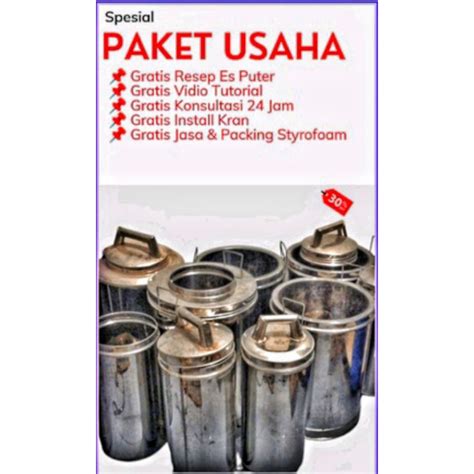 Jual Tabung Es Puter 18 Liter Lengkap Shopee Indonesia