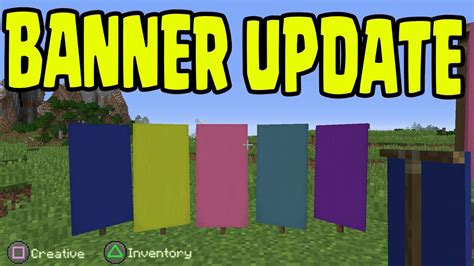 Minecraft Ps3 Ps4 Xbox360 Wii U Banners Title Update 1 9 Leak