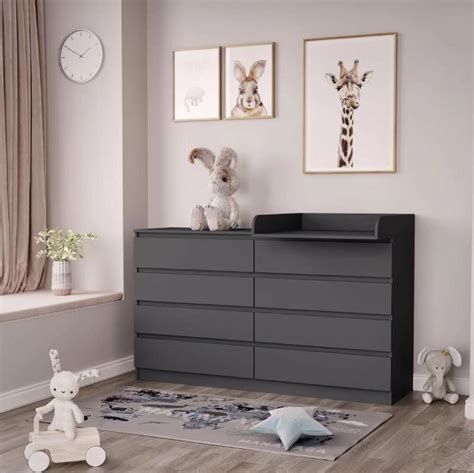 Комод лайт еко 8 ящиків накладний пеленатор колір в ассортименті — ціна 5630 грн у каталозі