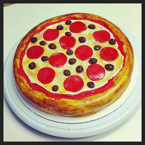 Pepperoni Pizza Cake