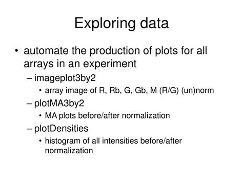 Ppt Limma Linear Models For Microarray Data Powerpoint Presentation