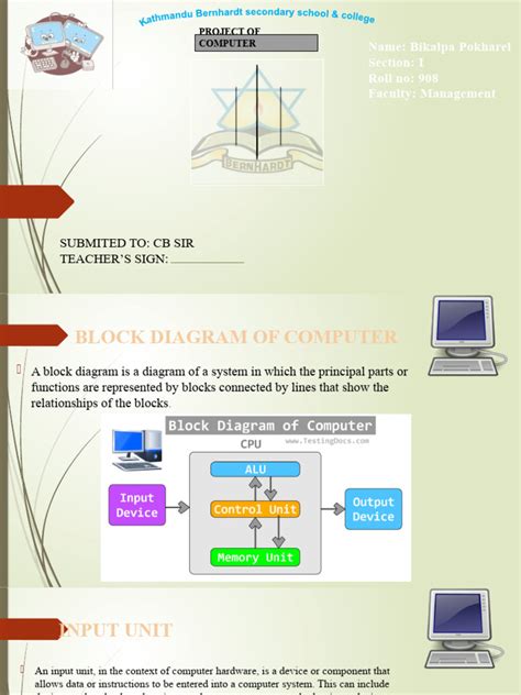 project of computer pdf input output computer data storage