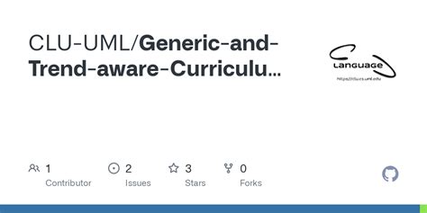 Github Clu Umlgeneric And Trend Aware Curriculum Gnns