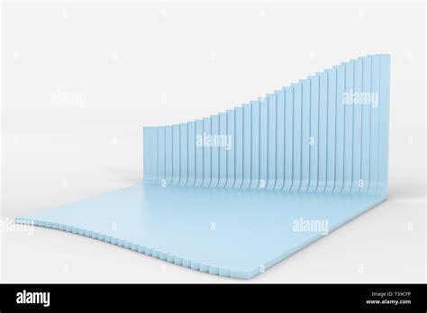 3d rendering graph chart background business graph computer digital