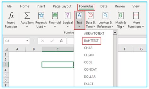How To Use BAHTTEXT Function In Excel