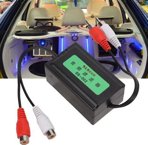 Buy Noise Filter Ground Loop Noise Isolator RCA Connectors Mm In Car Stereo Ground Loop