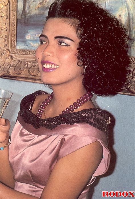 Curly Shemale Assfucking In Stockings Retro Photo 1