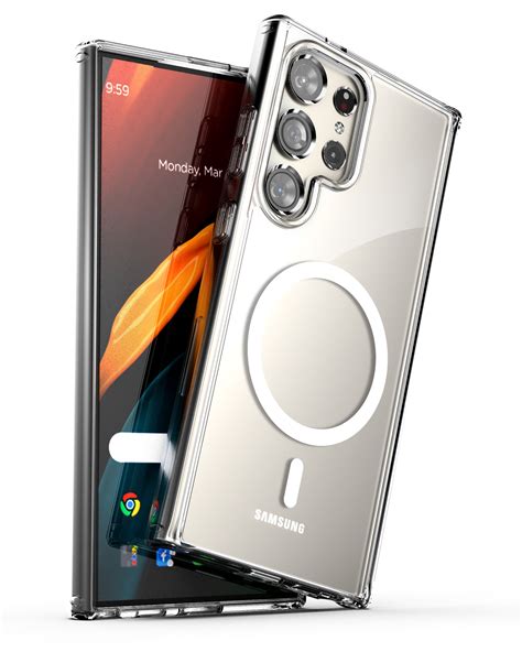 Samsung Galaxy S24 Ultra Clear Magsafe Case With Magsafe Charger Encased