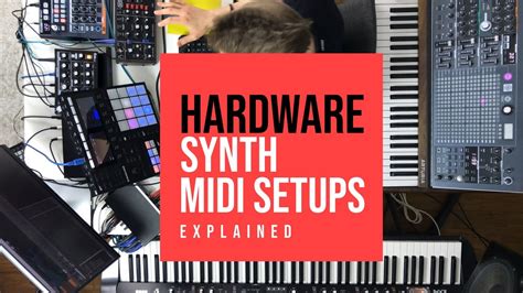 How To Connect Hardware Synthesizers And Sequencers Using Midi Youtube