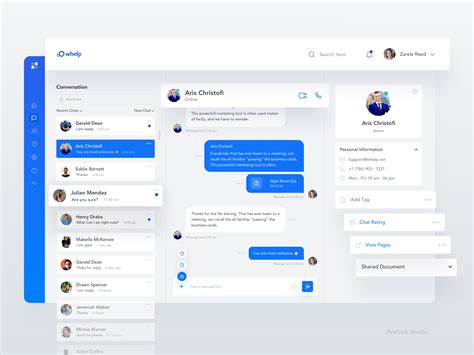 Customer Messaging Web App Dashboard Design Web Ui Design App Interface