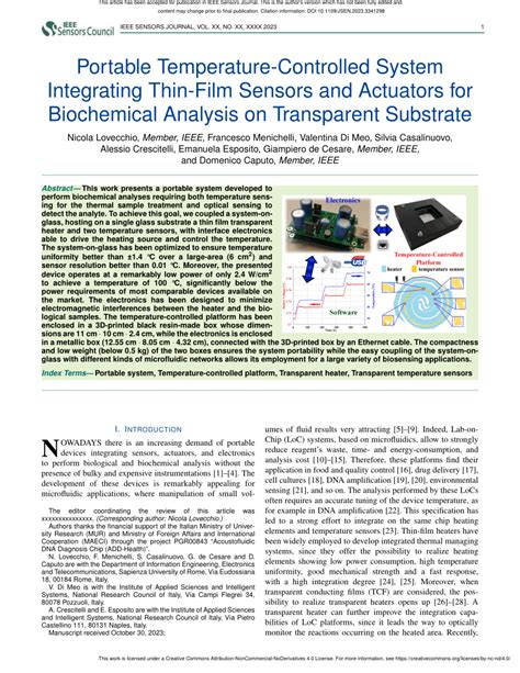Pdf Portable Temperature Controlled System Integrating Thin Film Sensors And Actuators For