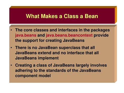 Ppt Chapter 8 Javabeans Powerpoint Presentation Free Download Id