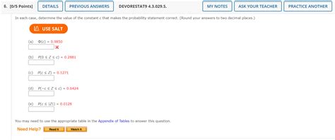 Solved 6 0 5 Points DETAILS PREVIOUS ANSWERS I Chegg Com