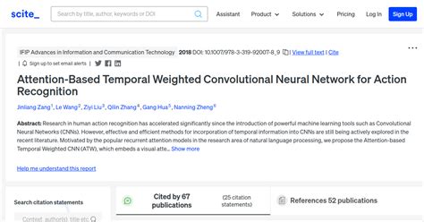 Attention Based Temporal Weighted Convolutional Neural Network For Action Recognition