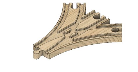 Brio Compatible Three Way Split By Print A Train Download Free Stl