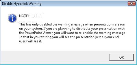 Enable Disable Hyperlink Warning Download Free Windows Softpedia
