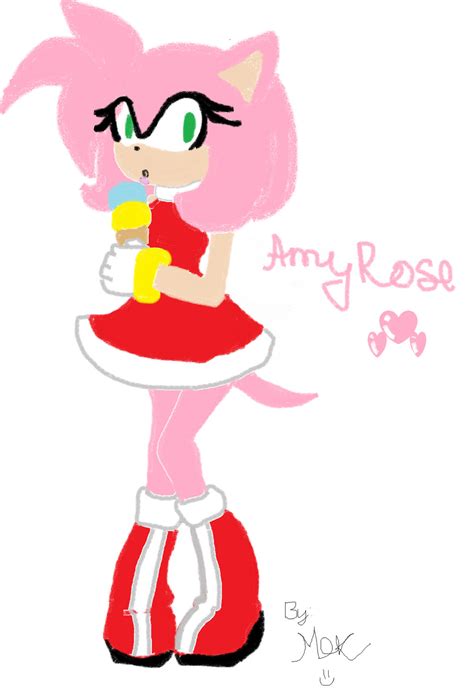 Amy Rose Ice Cream By Mok112011 On Deviantart
