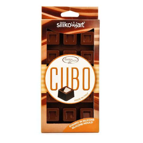 Easychoc Silikomart ® Chocolate Cube Mould Silikomart