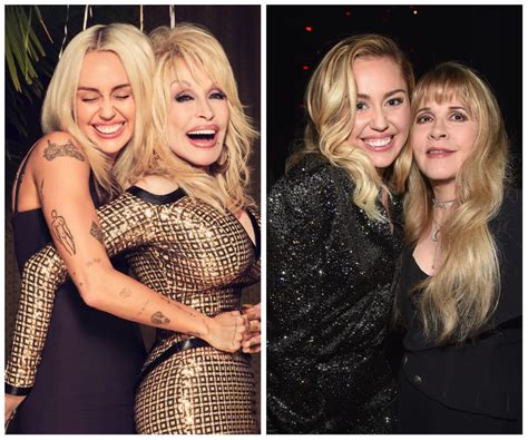 Miley Cyrus Reveals Dolly Parton And Stevie Nicks Both Make This Sweet