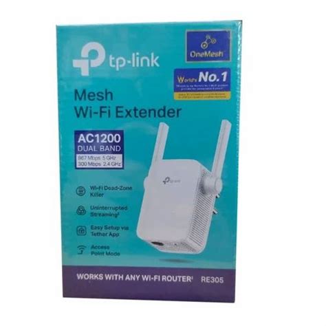 2 4ghz 5ghz TP Link RE305 AC1200 Mesh WiFi Range Extender At Rs 2275
