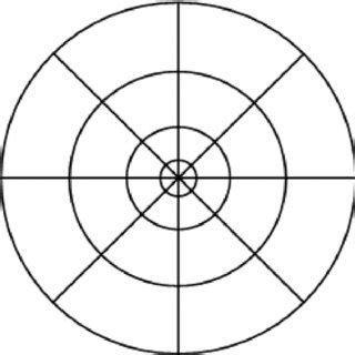 Diagram Of Log Polar Histogram Bins Used In Computing A Shape Context Download Scientific Diagram