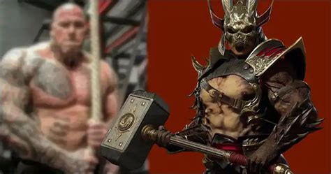 Mortal Kombat 2 Imagem Dos Bastidores Mostra Transformação Do Intérprete De Shao Kahn