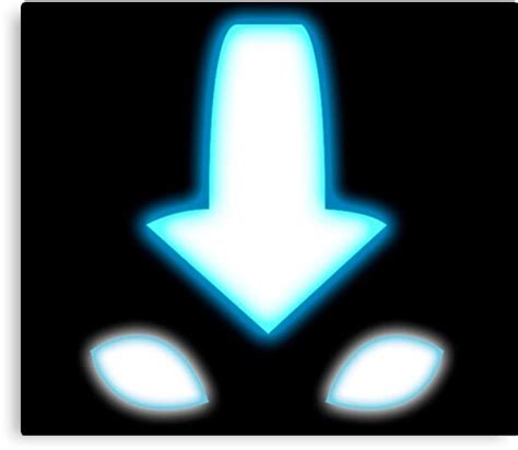 Avatar Aang Arrow Canvas Print By Sci Mpli Redbubble