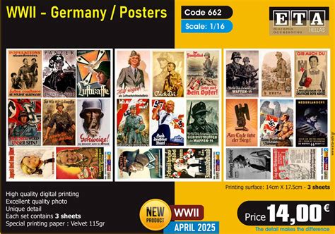 Code 662 Wwii Germany Propaganda Posters 116 Eta Diorama Eshop