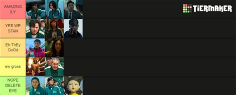 Squid Game Characters Tier List Community Rankings Tiermaker