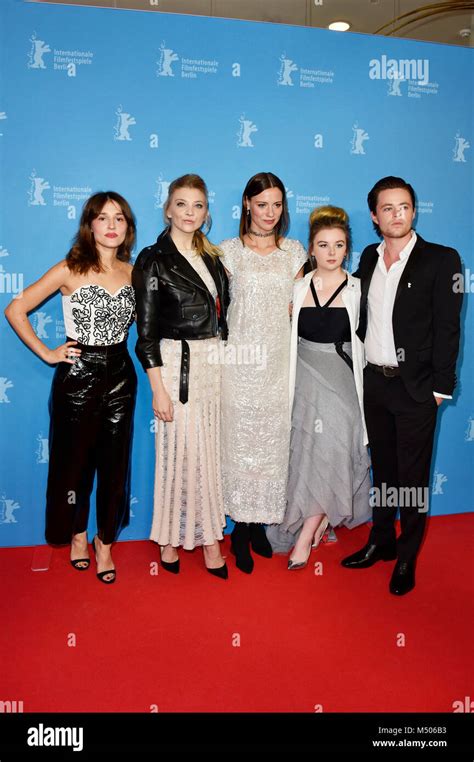 Berlin Germany 19th Feb 2018 Lola Bessis Natalie Dormer Lily