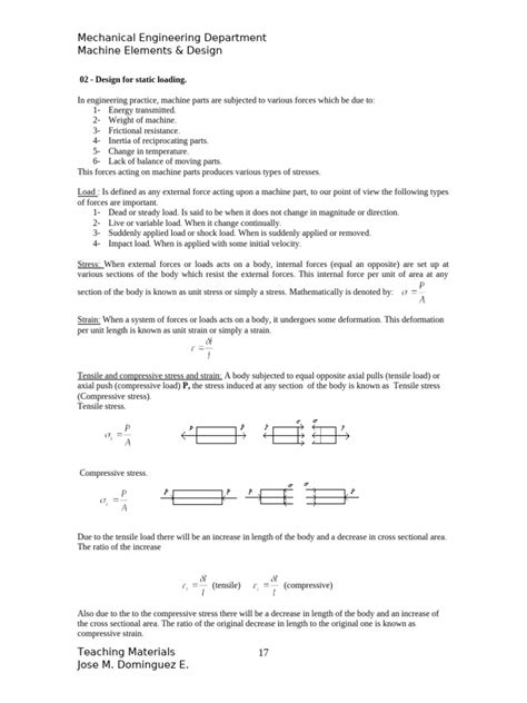 02 Design For Static Loading Pdf