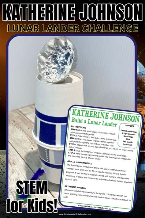 Build A Lunar Lander Model Little Bins For Little Hands