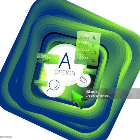 회전 소용돌이 평방 배경 블렌딩 효과 샘플 Infographics 또는 슬로건을 스테핑과 사각형 색상 비즈니스 프레 젠 테이 션 템플릿입니다 벡터 추상적인 배경 3차원