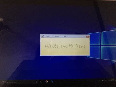 Math Input Panel I Just Found This On My Laptop And Trying To Figure