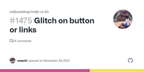 Glitch On Button Or Links · Issue 1475 · Mdbootstrapmdb Ui Kit · Github