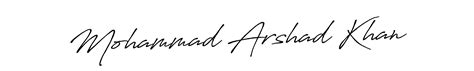 79 Mohammad Arshad Khan Name Signature Style Ideas Perfect Name