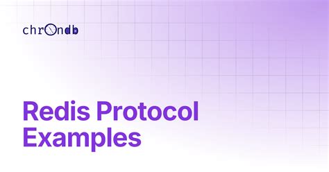 Redis Protocol Examples Chrondb