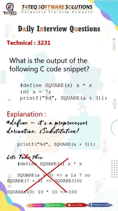 Interview Questions 3231 T4teq Java C Python Interview Aptitude Maths Codinginterview