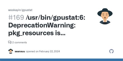 Usrbingpustat6 Deprecationwarning Pkgresources Is Deprecated As
